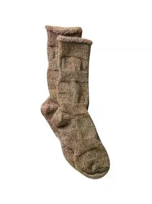 YAHAE Ploot Knitted Socks - Brown