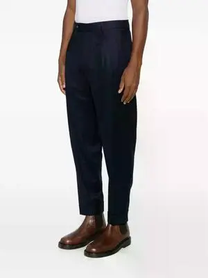 BERWICH Chiaia Pleated Cuffed Trousers