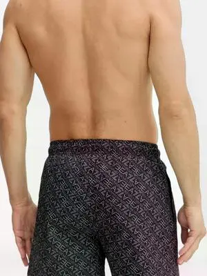 EA7 EMPORIO ARMANI Logo-print Drawstring Swim Shorts