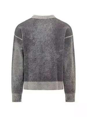 AMISH SUPPLIES Faded-effect Crew-neck Sweater