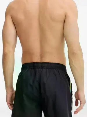 EA7 Logo-patch Drawstring Swim Shorts