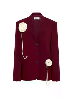 HELLESSY Trent Floral-appliqué Single-breasted Blazer