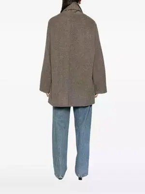 LIBERADD Herringbone-pattern Shawl-collar Jacket
