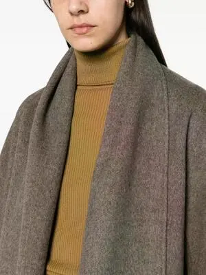 LIBERADD Herringbone-pattern Shawl-collar Jacket