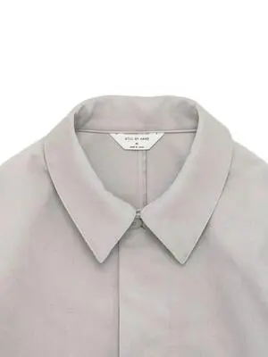 STILL BY HAND Faux-leather Blouson Jacket