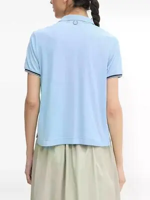 Helly Hansen Portofino Striped-trim V-neck T-shirt - Blue