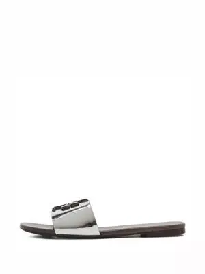 Tory Burch Ines Patent-leather Flat Sandals