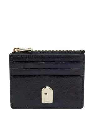 Furla 1927 Zip Card Holder - Black