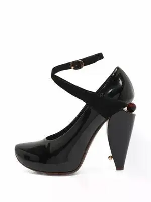 Marc Jacobs Embellished Heel Ankle-strap Pumps