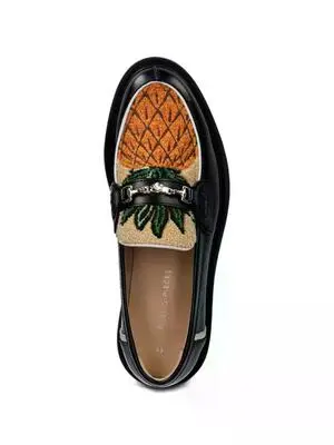 Filling Pieces Pineapple-patch Bit-strap Loafers