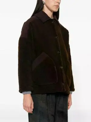 SESSUN Corduroy-panel Buttoned Jacket