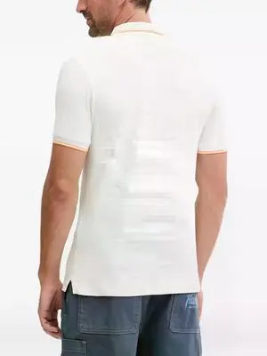 Helly Hansen Kos Logo-print Piqué Polo Shirt - Neutrals