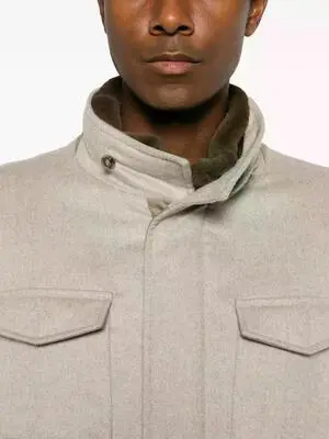 BARBA NAPOLI High-neck Four-pocket Jacket