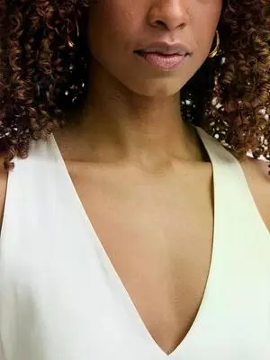 HAVEONE V-neck Sleeveless Maxi Dress