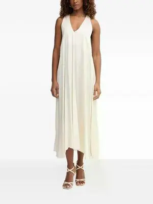 HAVEONE V-neck Sleeveless Maxi Dress - Neutrals