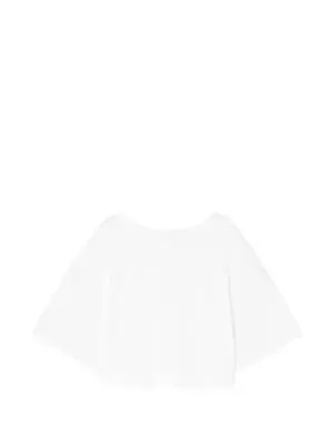Soeur Davina Boat-neck Cropped T-shirt