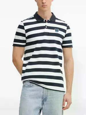 Helly Hansen Striped Logo-embroidered Polo Shirt