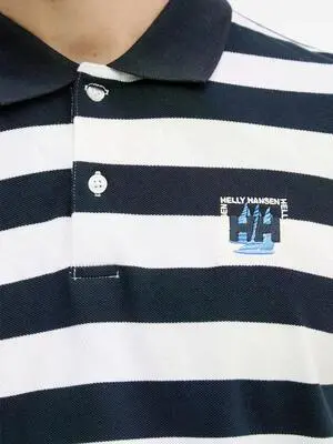 Helly Hansen Striped Logo-embroidered Polo Shirt