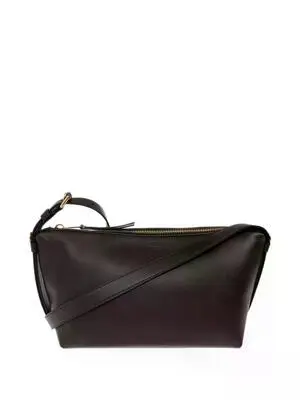 Moschino Logo-debossed Leather Shoulder Bag
