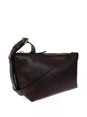 Moschino Logo-debossed Leather Shoulder Bag