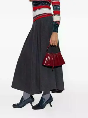 Lacoste Runway Mini Patent Leather Lenglen Purse