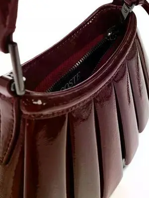 Lacoste Runway Mini Patent Leather Lenglen Purse