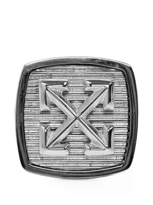 OFF-WHITE Arrows Signet Ring - Silver