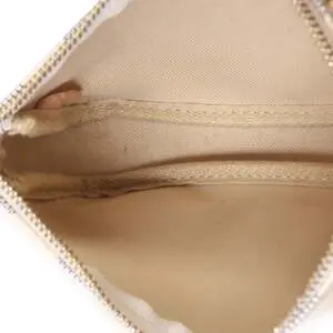LOUIS VUITTON Damier Azur Canvas Mini Pochette Accessoires - Beige