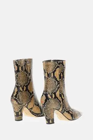 AeydĒ Maris Snake Print Calf Leather