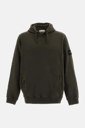 STONE ISLAND Cotton Hooded Sweatshirt - Multicolor