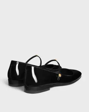 Celine Leather Mary-jane Ballets