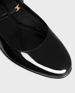 Celine Leather Mary-jane Ballets