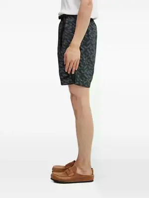 Gramicci Leaf-print Belted Shorts