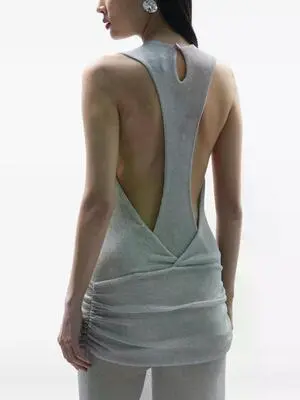 MANURI Moonlight Ruched-waist Maxi Dress