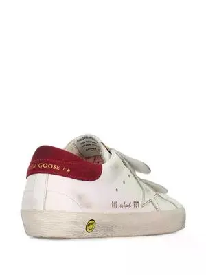 GOLDEN GOOSE Old School Star-patch Leather Sneakers