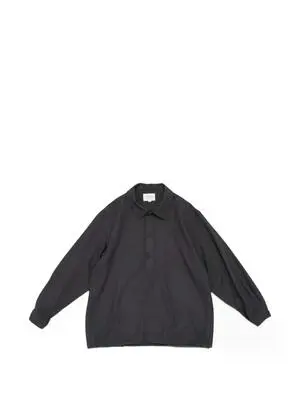 STILL BY HAND Drawstring-hem Shirt Jacket - Grey