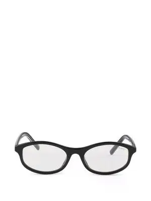 Prada Sunglasses With The Iconic Metal Plaque