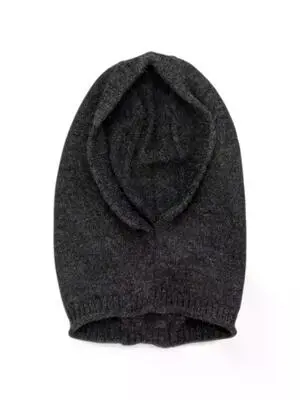 STILL BY HAND Knitted Balaclava - Grey