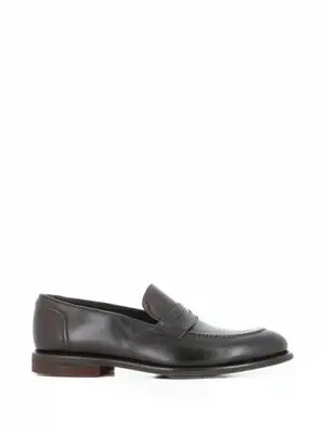 TASSINARI Leather Penny Loafers