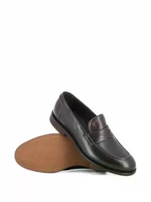 TASSINARI Leather Penny Loafers