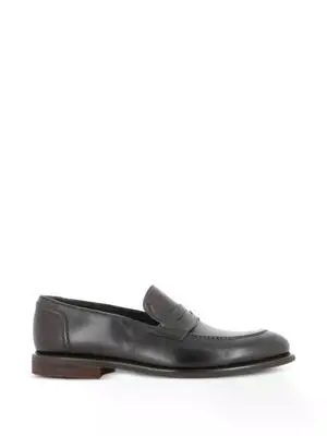 TASSINARI Leather Penny Loafers - Brown