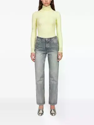 HAIKURE Margie Cable-knit Roll-neck Bodysuit - Yellow