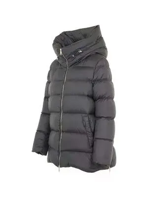 Add Quilted- Hooded Parka Coat
