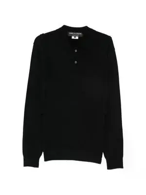 Comme Des Garçons Long-sleeve Layered-detail Sweater