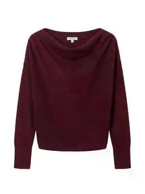 THE SEI Asymmetric Draped Sweater
