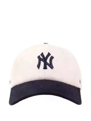 Sporty & Rich X Yankees Wool Baseball Cap - Neutrals