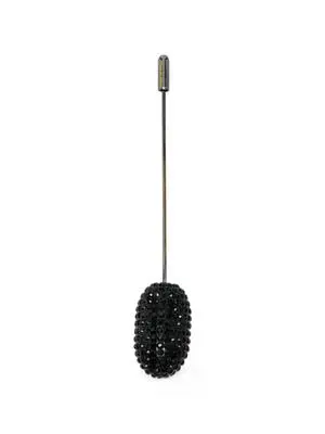 Emporio Armani Crystal-embellished Pin