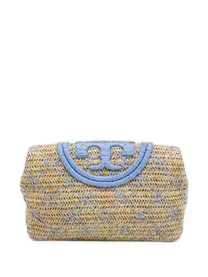 Tory Burch Fleming Woven Clutch Bag