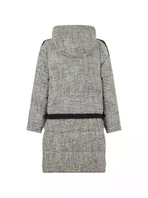 MOORER Tweed-effect Hooded Coat