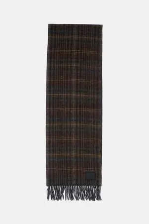 Paul Smith Check Wool Scarf - Multicolor